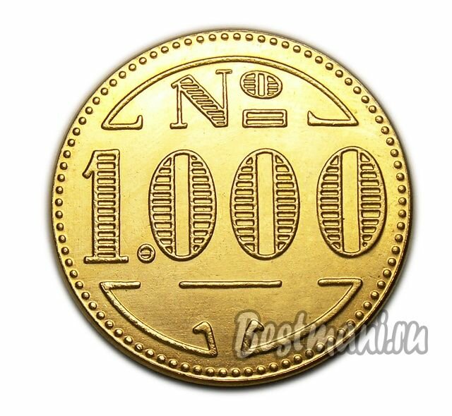 1000 рейс 1940 токен Санта Тереза Бразилия сувенирная копия монеты, нумизматика, деньги для коллекции