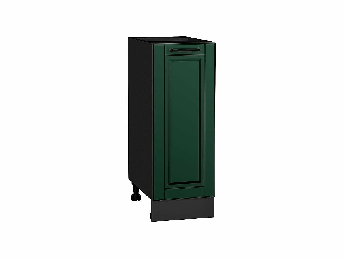 Шкаф нижний с 1-ой дверцей Дублин, цвет фасада Special Green, цвет каркаса Graphite, 816*300*478 мм
