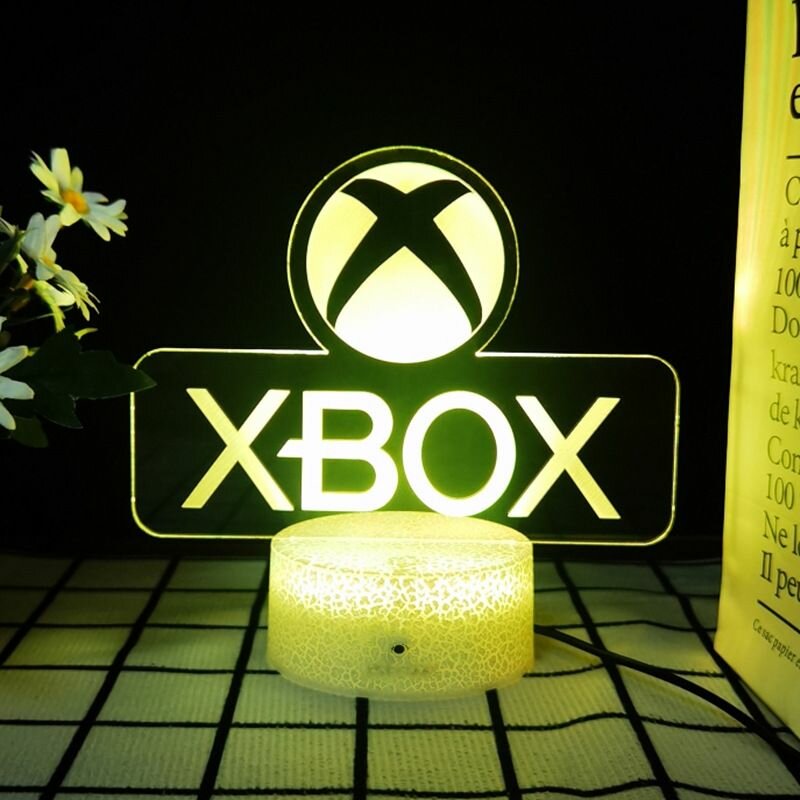 Игровая декоративная лампа/Ночник, периферийное устройство XBOX/PS5,5 Вт