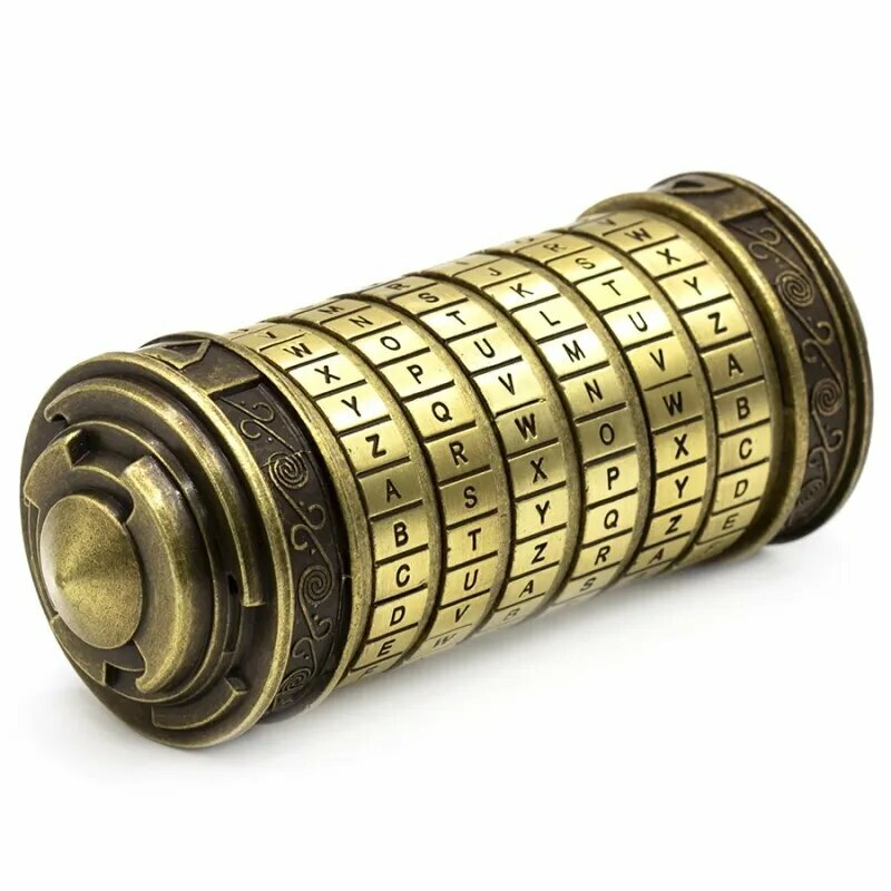 Уникальная металлическая головоломка Da Vinci Cryptex