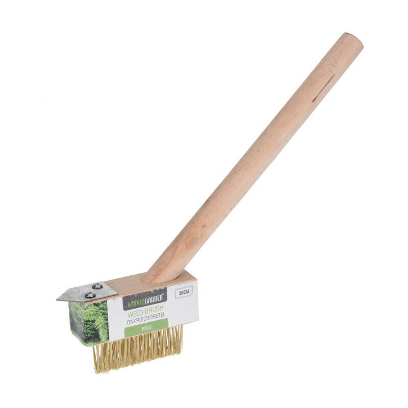 Щетка для сорняков KOOPMAN, дерево/металл, с черенком, 36 см