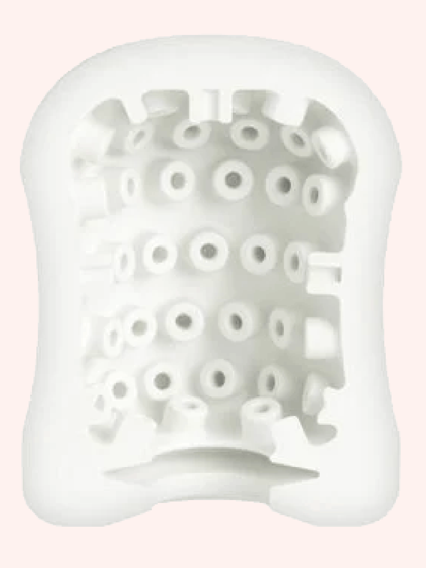 Мастурбатор Mystim MasturbaTIN Dotty Dora, реалистичный, белый, 67 г