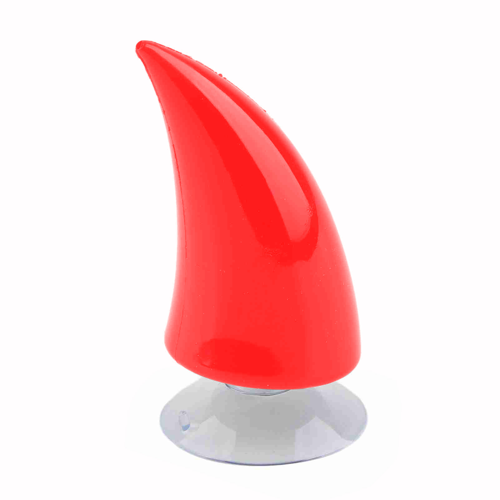 Мотоциклетный шлем с рогами дьявола и присоской, аксессуары красного цвета.