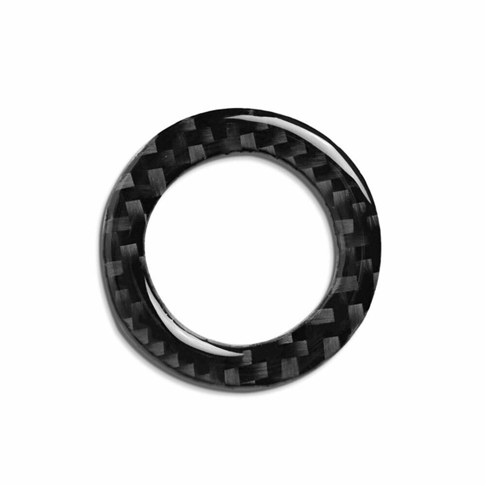 Внутренняя Крышка Кольца для Замочной Скважины Зажигания из Углеродного волокна Подходит для Ford Mustang 2009-2013
