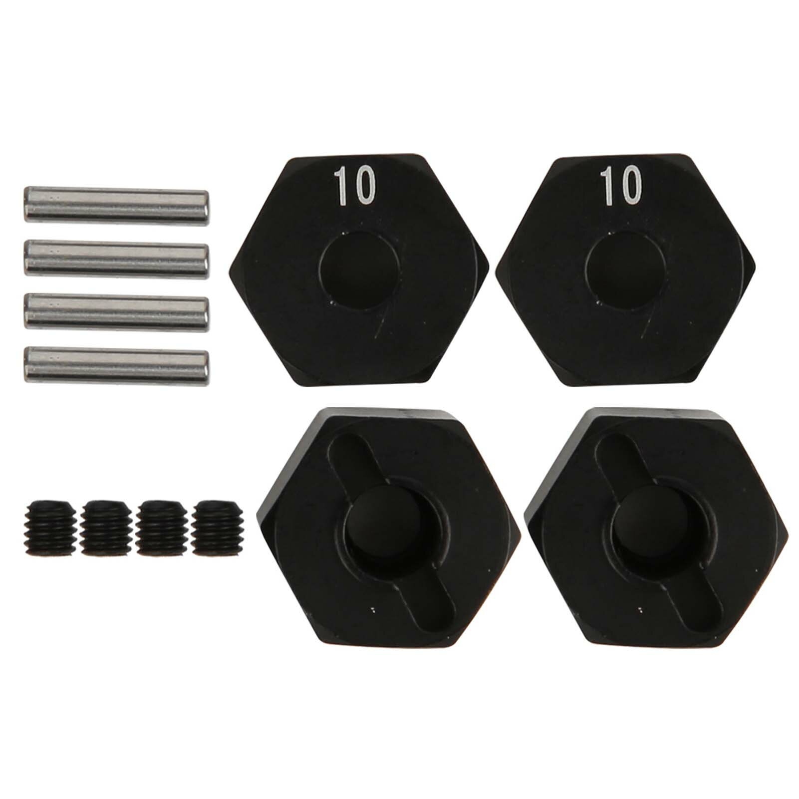 Шестигранная ступица колеса, аксессуар для модернизации, подходит для радиоуправляемых гусеничных моделей SCX10 90046 90047 RR10, диаметр ступицы 10 мм.