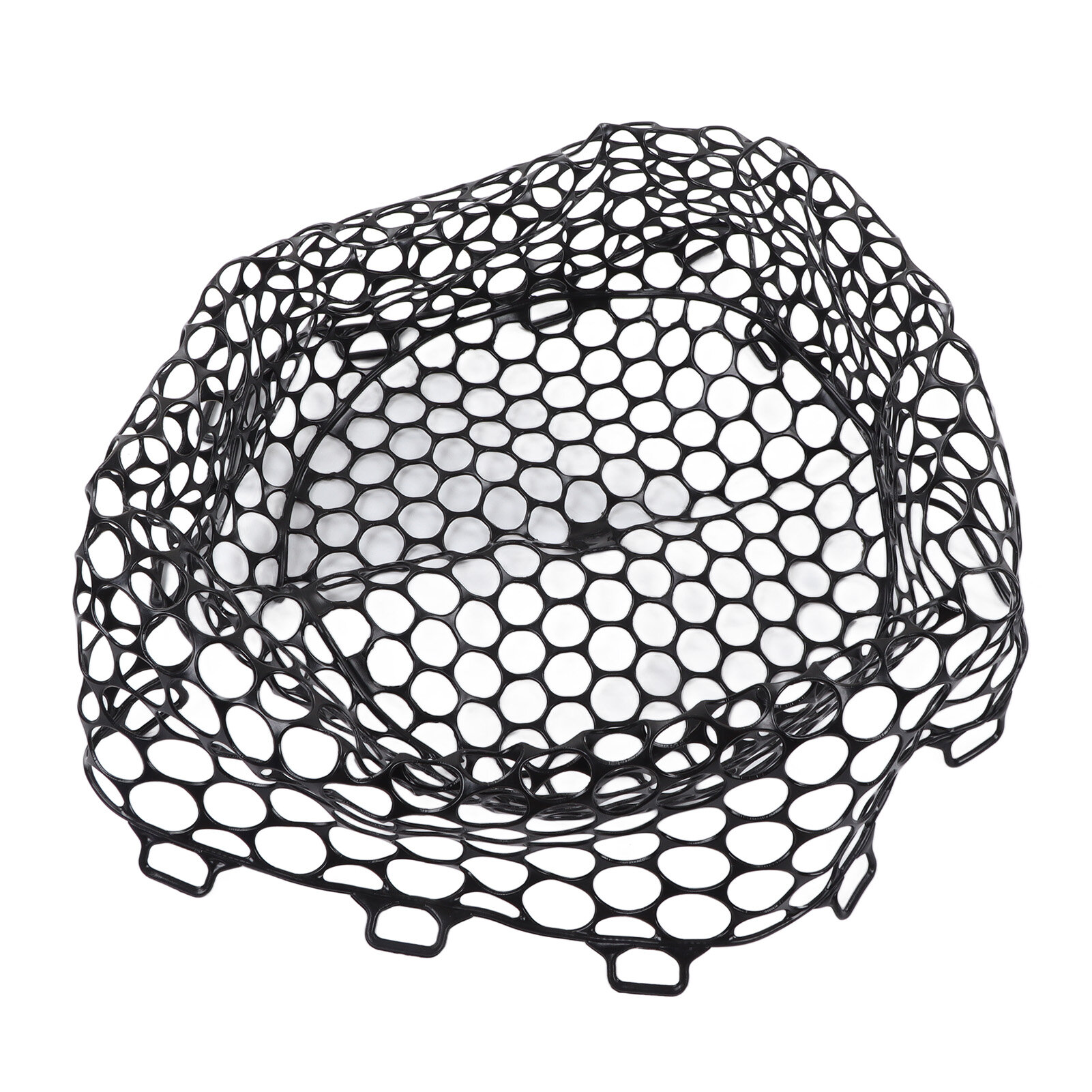 Сменный подсак для нахлыстовой рыбалки, углублённый резиновый рыболовный подсак, детали для подсака, чёрный, глубина 32 см.