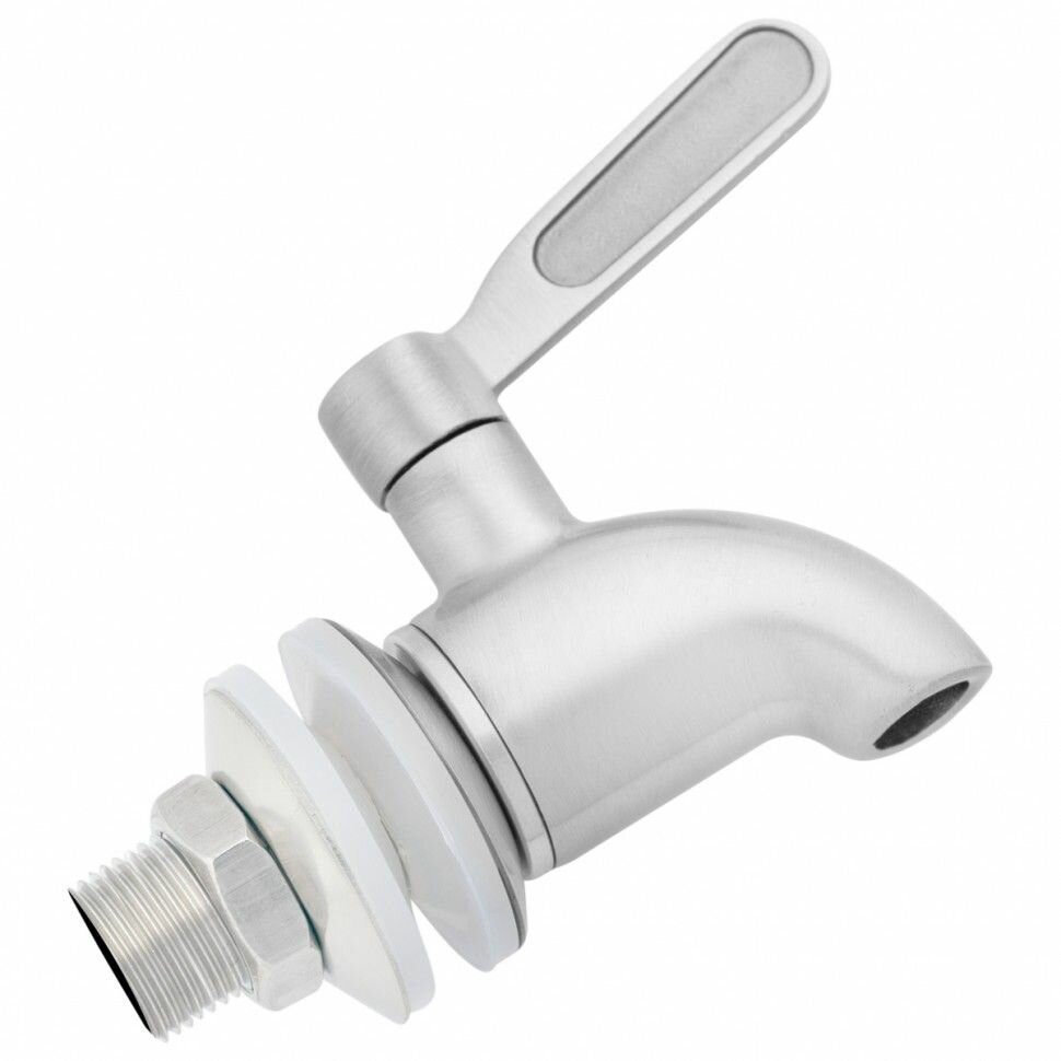 Кран шаровый наружная резьба 3/8 дюйма нержавейка