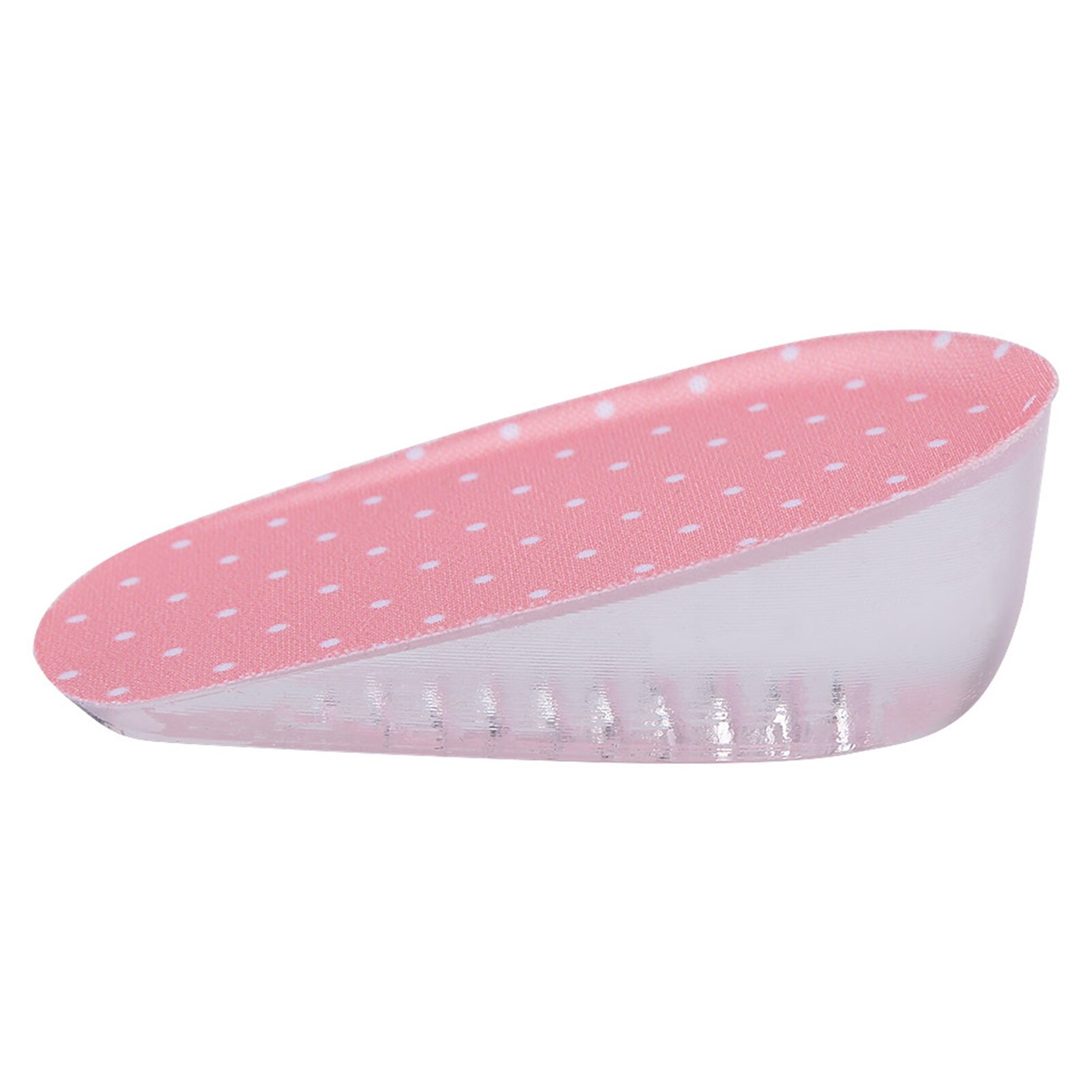 3.5cm Silicone Gel Adhesive Insoles Height Increase Heel Pads Pink