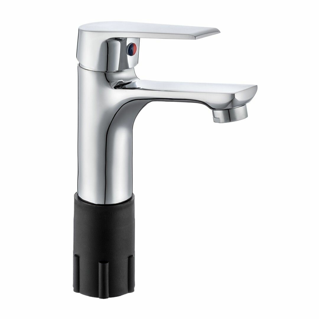 Смеситель для раковины, 5063524, латунь, однорычажный, керамический картридж d35 (пр-во: Россия)