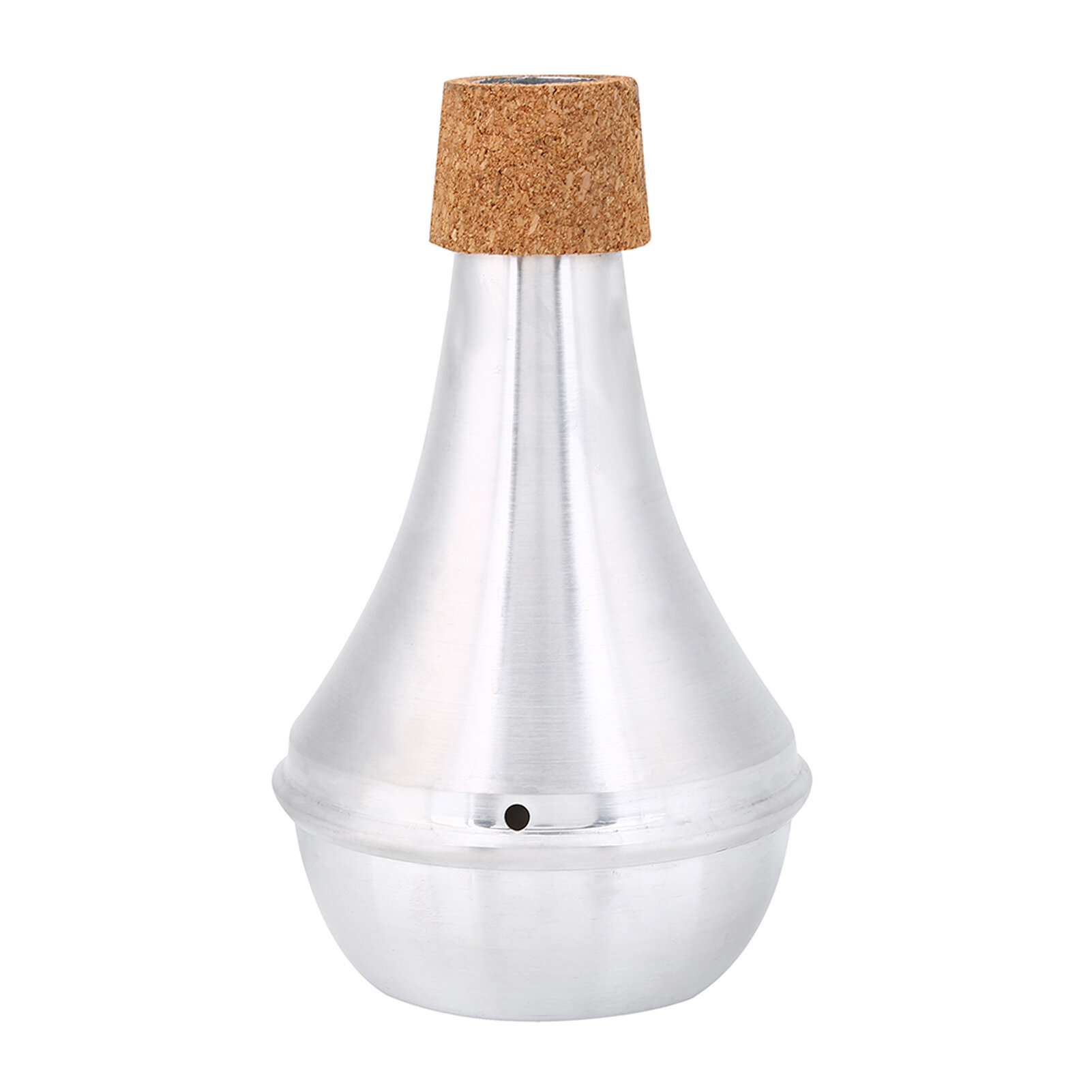 Глушитель для тренировочной трубы из алюминиевого сплава и пробки, аксессуар для музыкального инструмента.