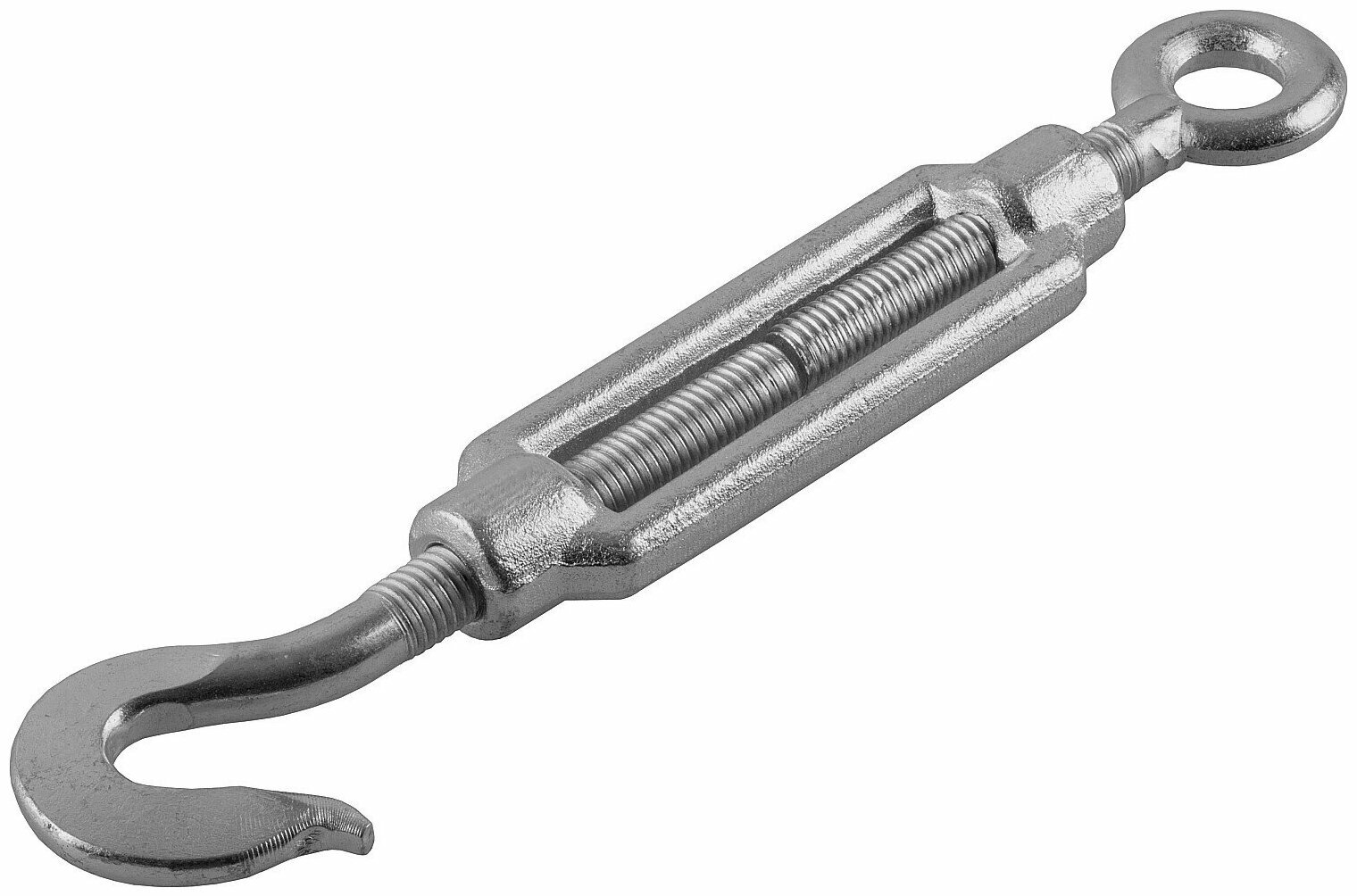 Талреп DIN 1480, крюк-кольцо, М12, 4 шт, кованая натяжная муфта, оцинкованный, ЗУБР Профессионал