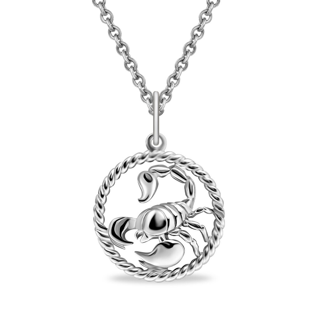 Подвеска, серебро, 925 проба, родирование