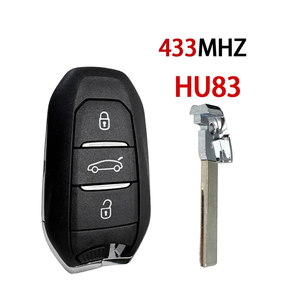 Ключ для PEUGEOT 208, 308, 3008, 5008, CITROEN C4, 433