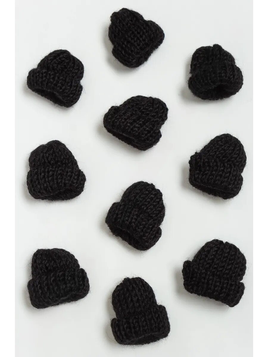 Шапочка вязаная для игрушек 3,5*3,5 (5шт)