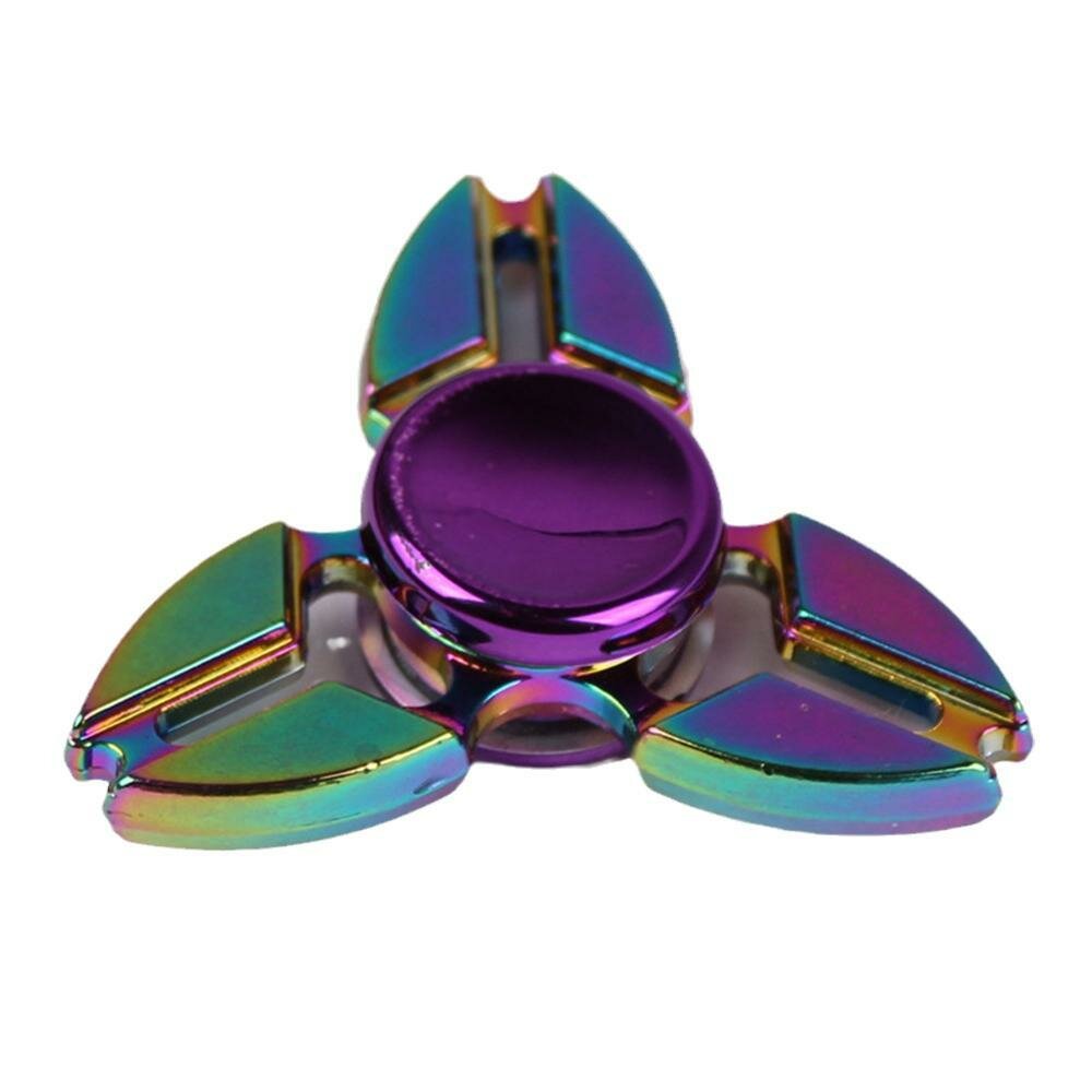 Металлический вращающийся спиннер, крепящийся на ладони