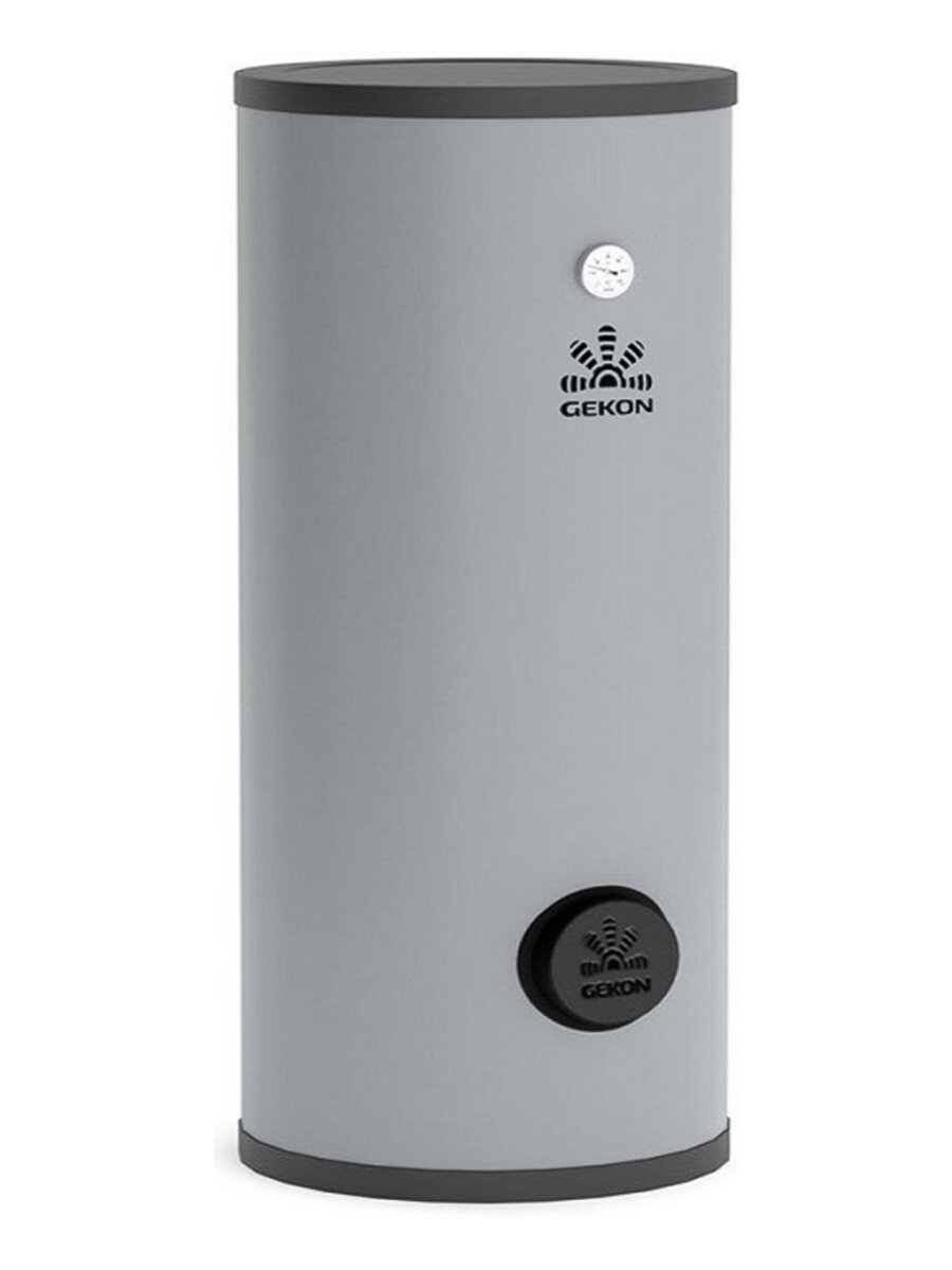 Бойлер косвенного нагрева напольный 150 литров с 1-м ТО Gekon HWB 150 1HE 30 кВт INOX (напольный нержавеющая сталь 304)