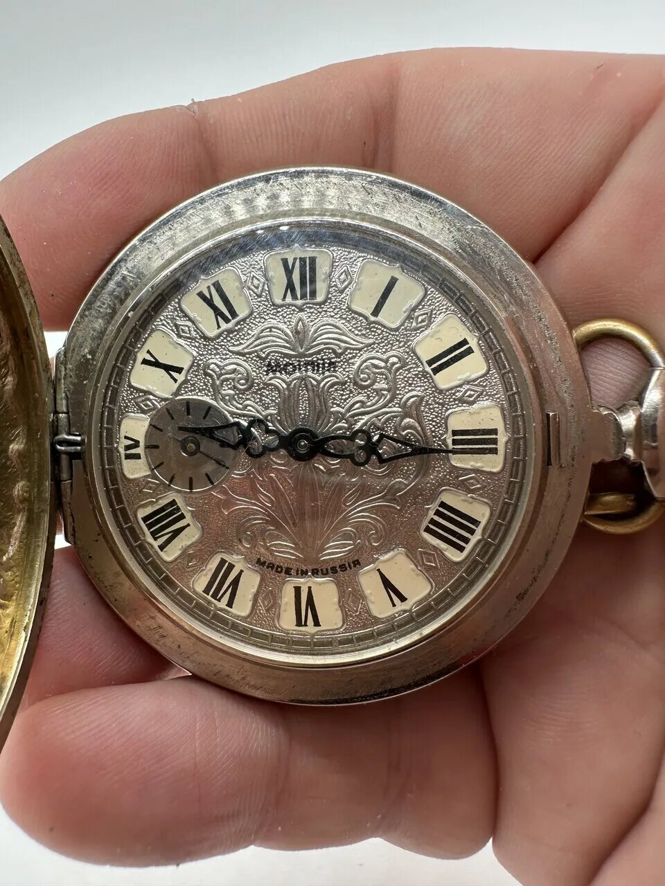 Часы Карманные Молния Три грации 60 годы ссср в идеале шикарные!