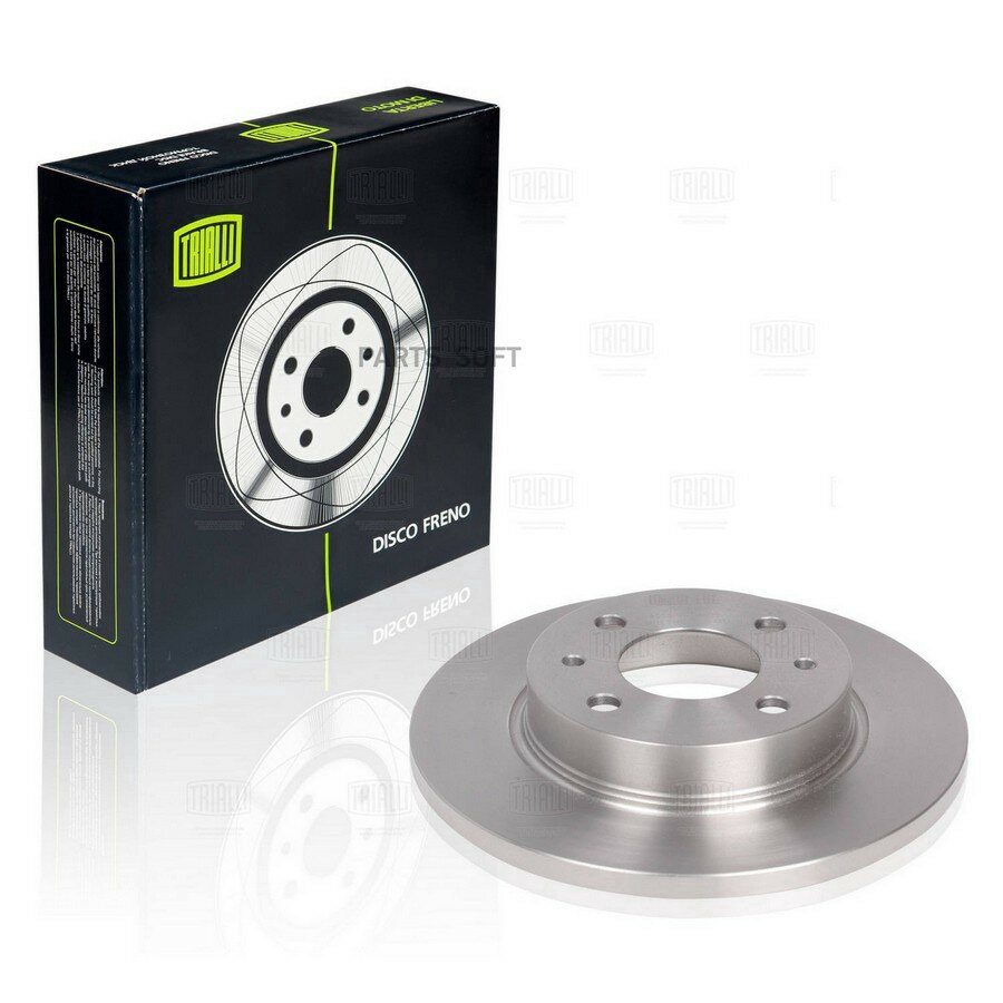 TRIALLI Диск торм. для а/м Лада Kalina Sport зад. d=239 (DF 116)