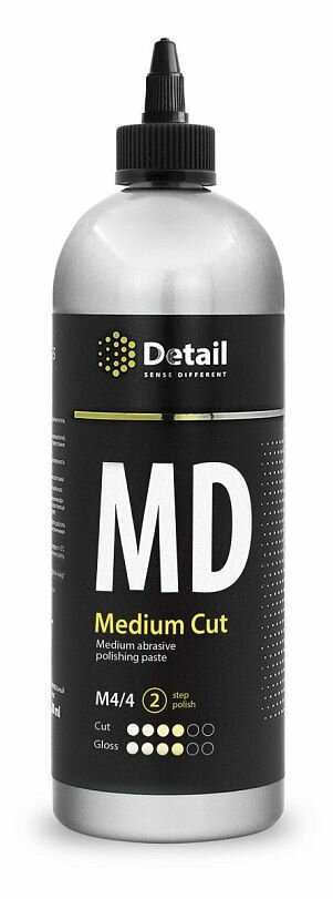 Среднеабразивная полировальная паста MD Medium Cut 1000 мл Detail DT-0375