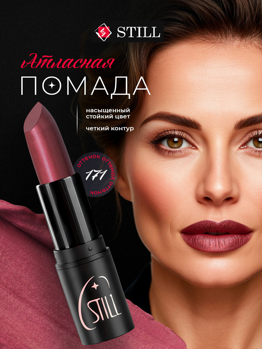 Помада для губ Still стойкая с насыщенным цветом All Dreams, тон 171 Изумительный поцелуй 3,5г