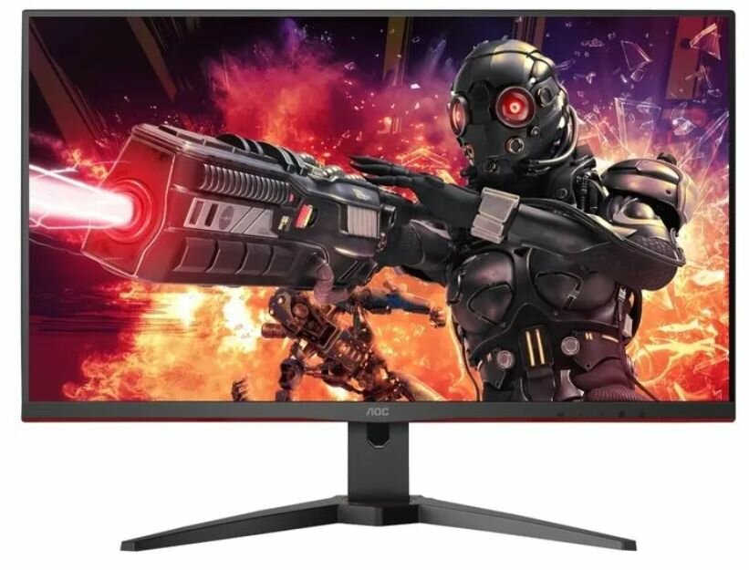 28" Монитор AOC Gaming U28G2AE (GAMING U28G2AE) черный - 3840x2160 4K@60Гц, IPS, 1 мс, 1000:1, 300 Кд/м, 178/178, HDMI, Display Port, AMD FreeSync