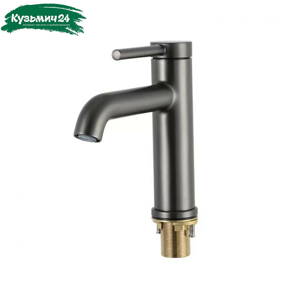 Смеситель для раковины Gappo G1006-9 оружейная сталь, 1 шт.