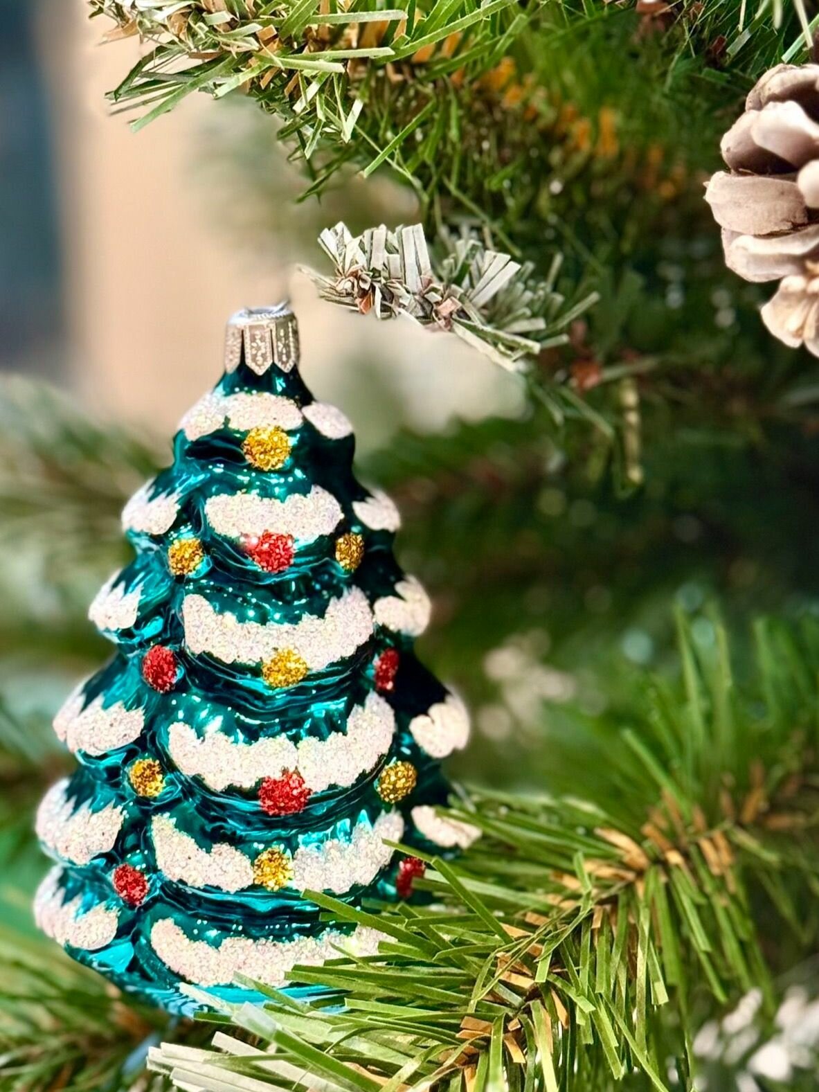 Ёлочное украшение "Ёлочка" 8см