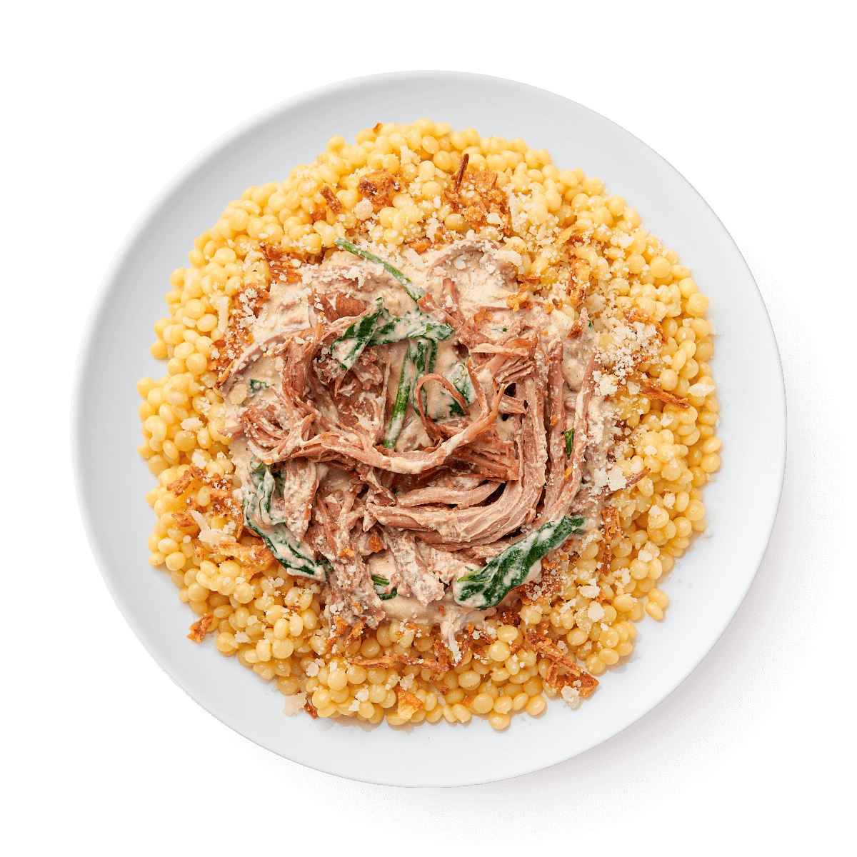 Паста в сливочном соусе демиглас с рваной говядиной «Из Лавки»