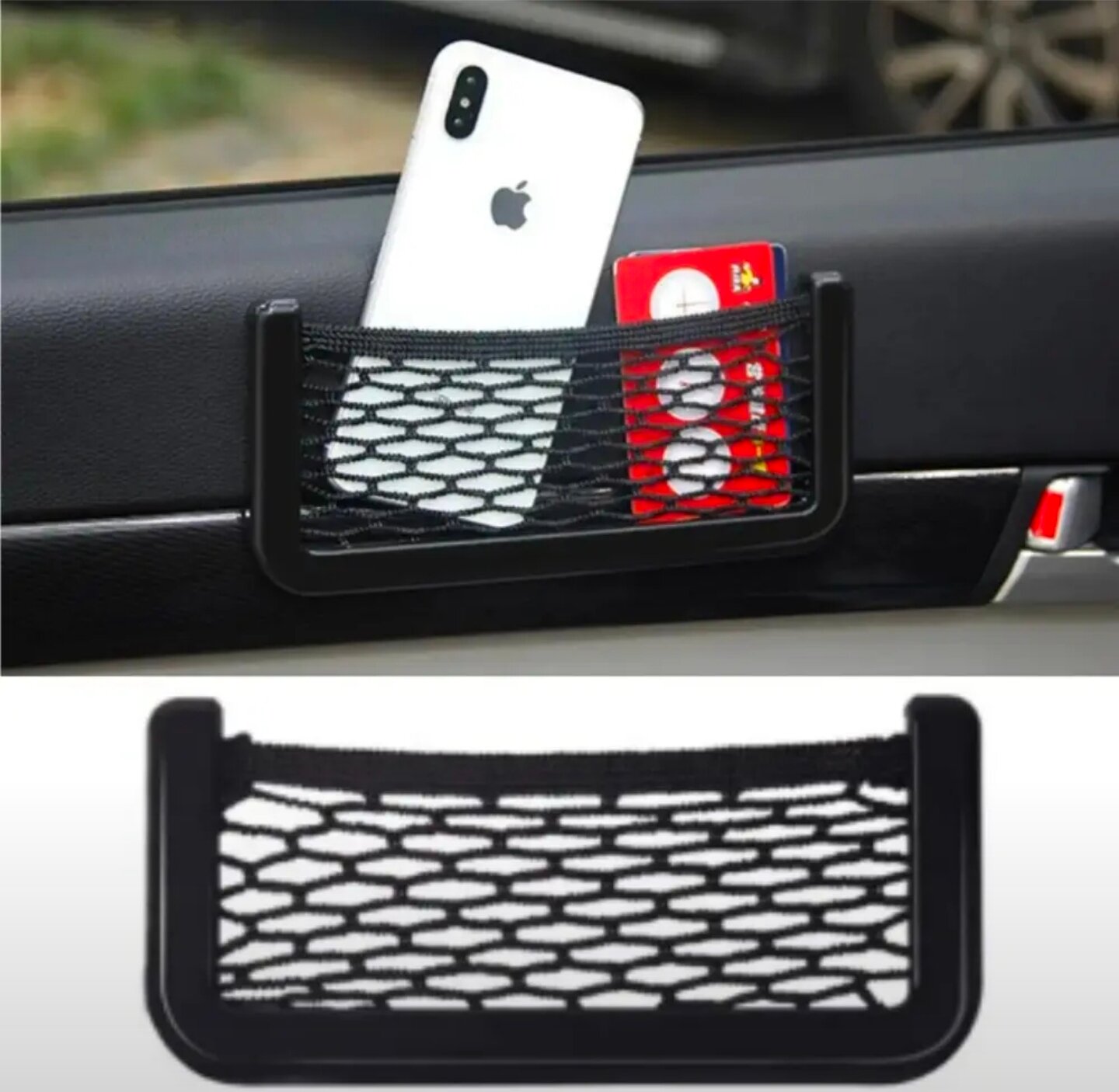 Органайзер в салон, на липучках, в авто, для личных вещей и телефона