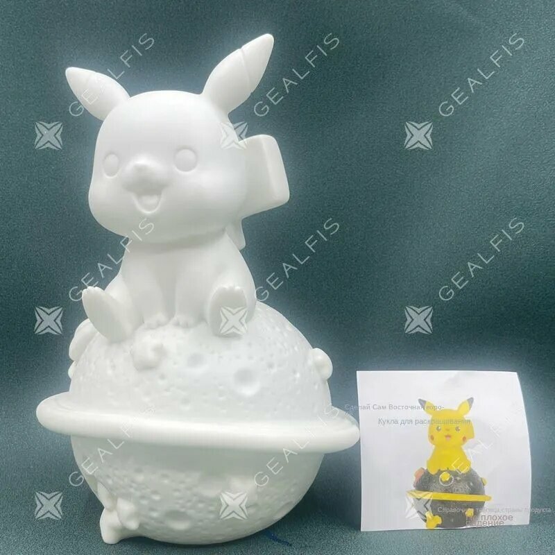 Набор для творческого обучения/раскрашивание гипсовых статуй/набор для рисования, раскрашивание гипсовых статуй 12 цветами и двумя кистями