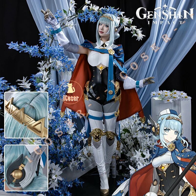 Genshin Impact Ineffa Косплей Костюм для женщин и девочек S, Costume only