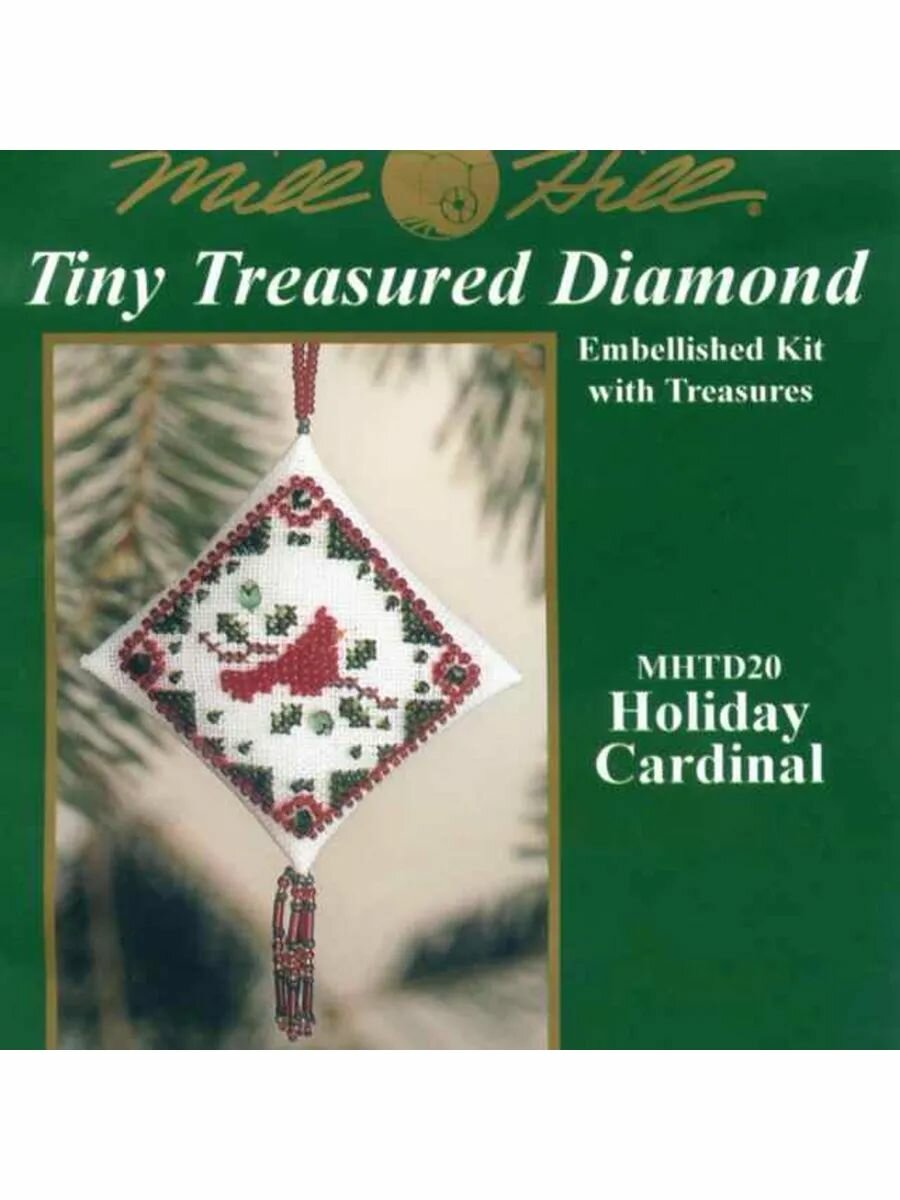 Набор для вышивания "Holiday Cardinal" (6.5 x 7.5 см.) / Mill Hill MHTD20