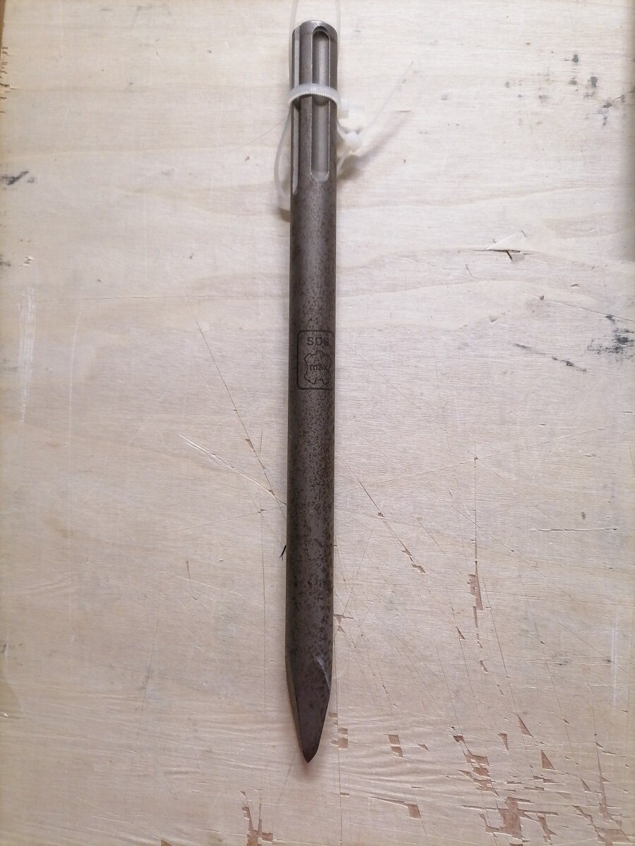 Пика для перфоратора с хвостовиком SDS-max 280 мм по бетону, камню, кирпичу Drebo 5301