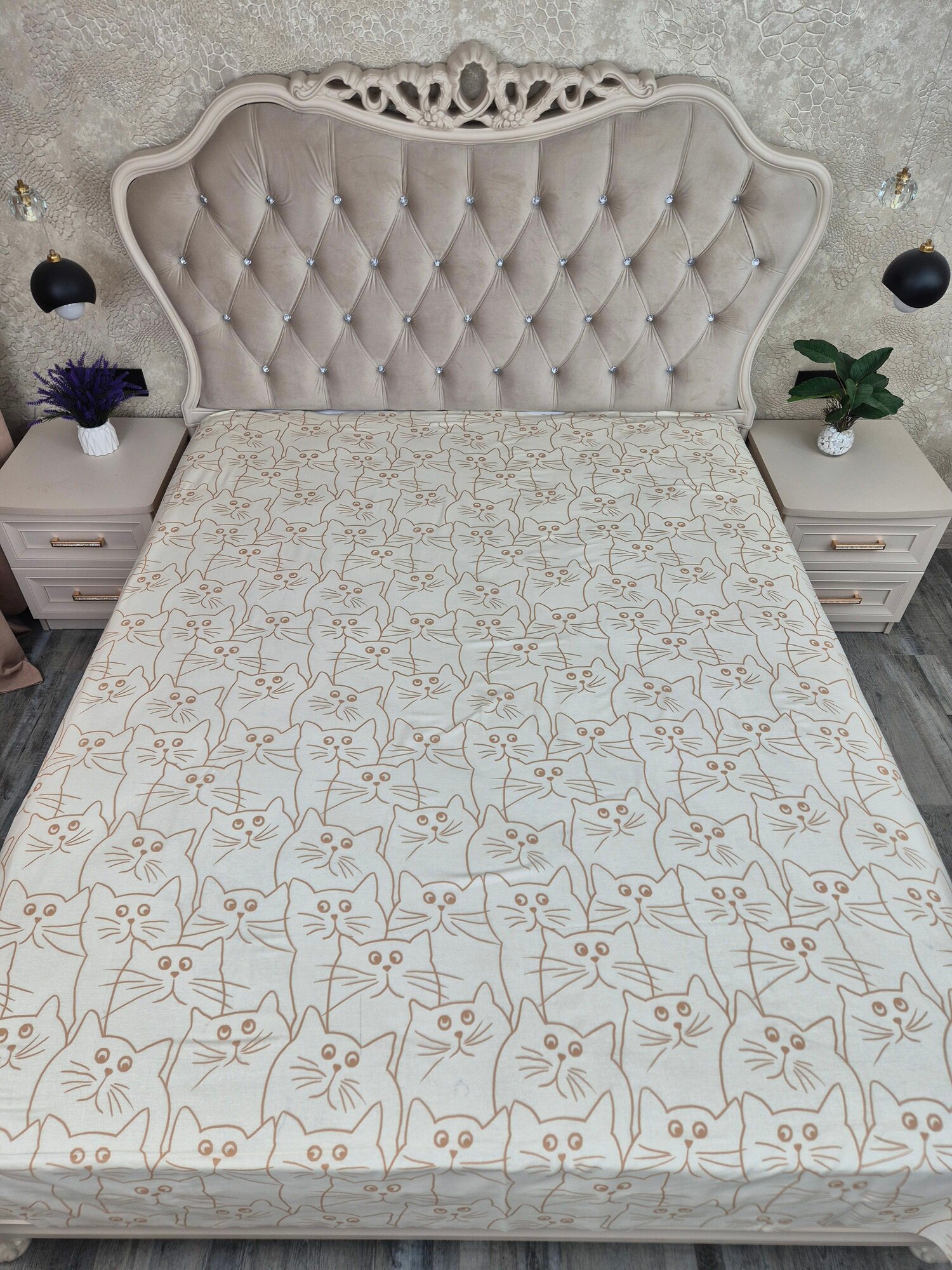 Простыня Бязь класическая Евро 220\240см Хлопок 100% производство Иваново плотность 120 гр/м2