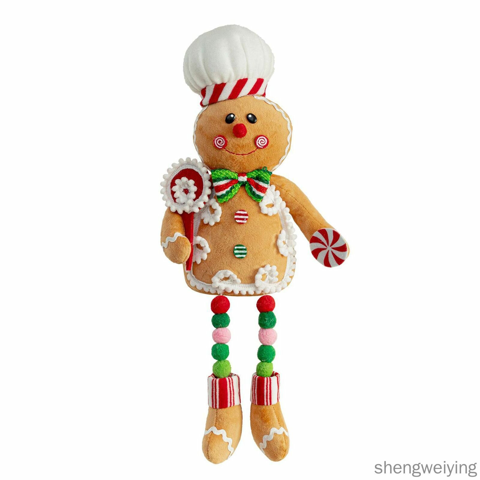 Новогодние украшения, пряничные человечки, подвесные игрушки (40 см)