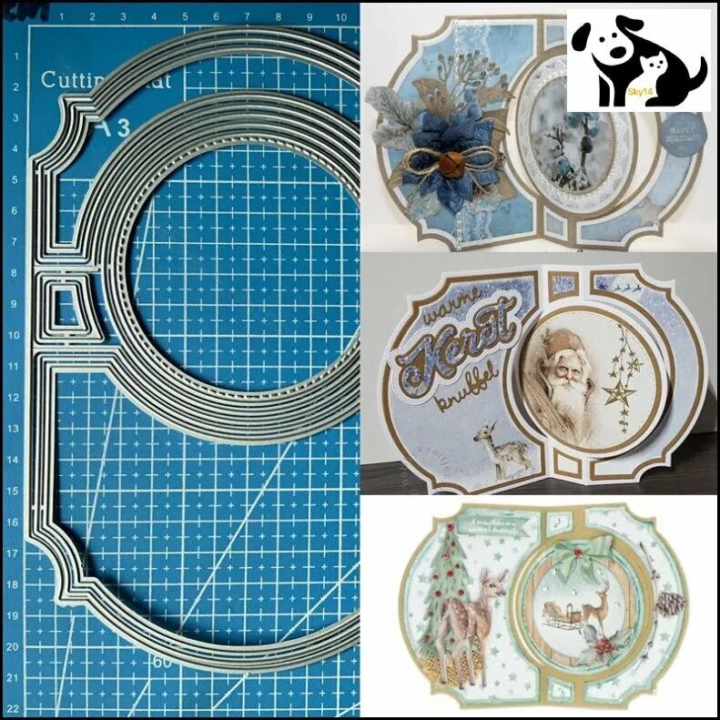 Эксклюзивная большая вращающаяся фоторамка, стальной нож для скрапбукинга，（Рекомендуемые качественные продукты）