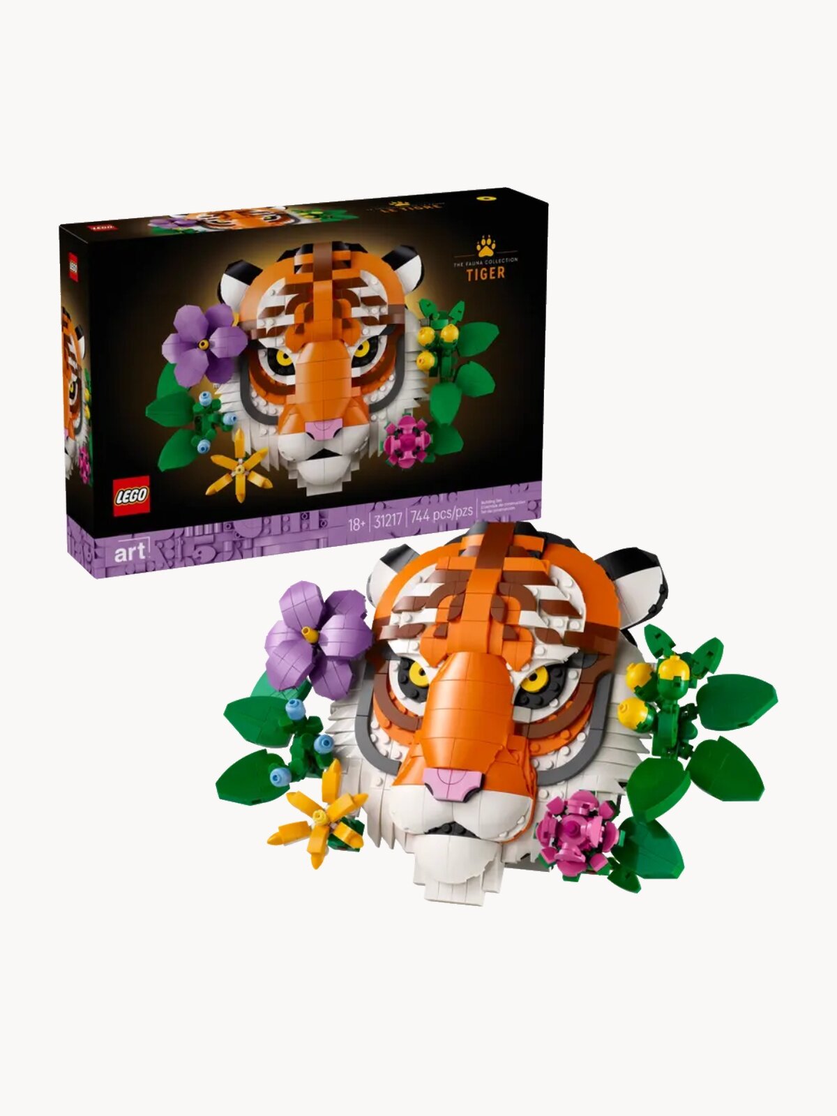 Конструктор LEGO ART Tiger 31217 Коллекция Фауна Тигр, 744 дет.