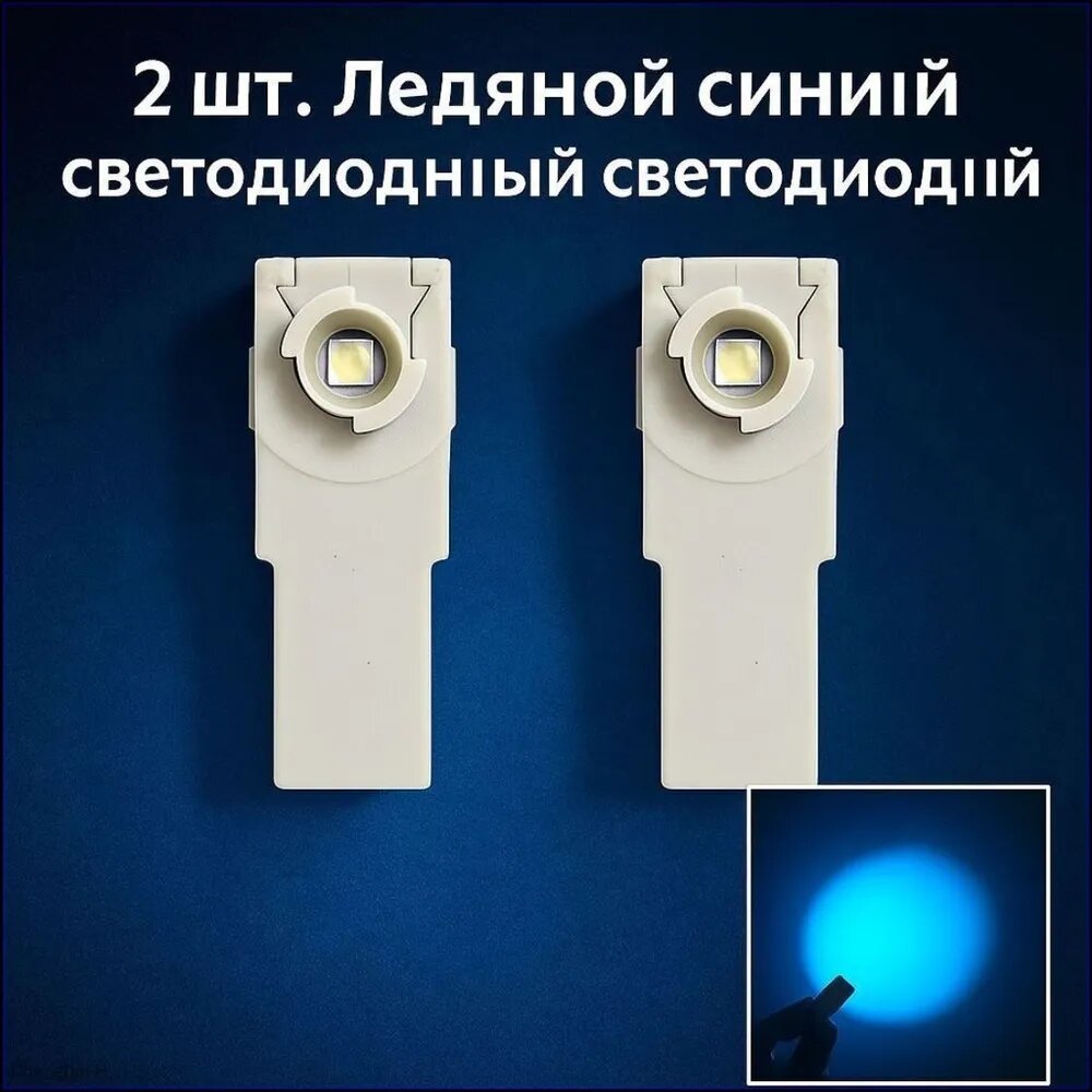 Эксклюзивный комплект из 2 светильников YAGUA в ледяном синем цвете для подсветки ног в салоне автомобилей Toyota Mazda Subaru Yaris Camry Corolla Cross, декоративная светодиодная опция