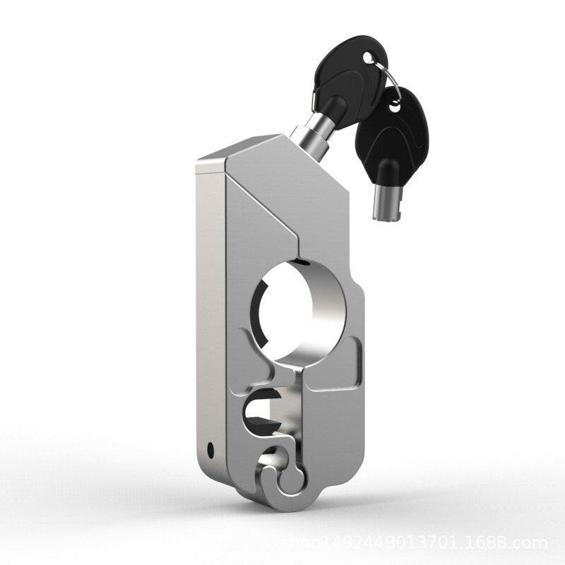 Мотоциклетный модифицированный руль, противоугонный замок, замок для руля электрического велосипеда, алюминиевый противоугонный замок для руля