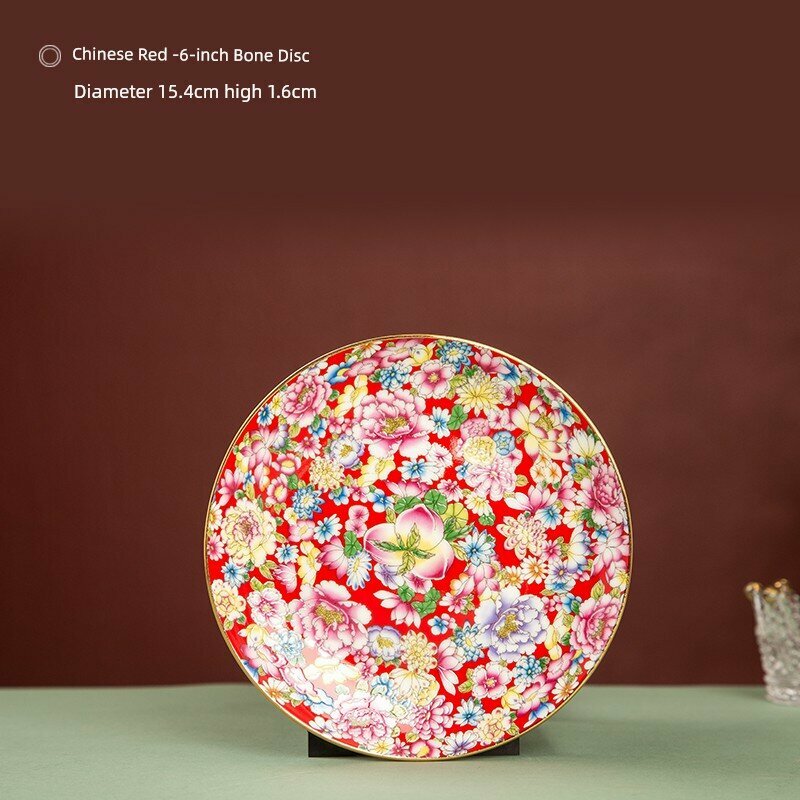 Тарелка из костяного фарфора с золотым декором, керамическое блюдо, тарелка в западном стиле, тарелка для стейка,