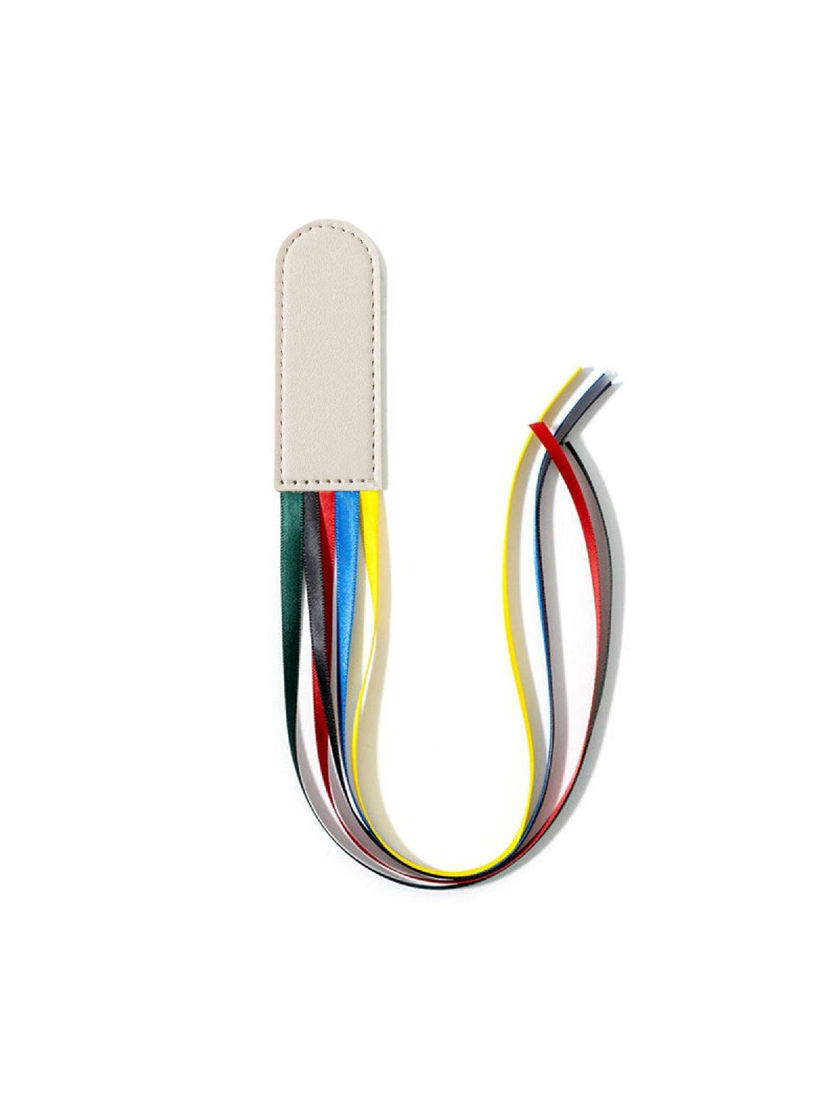 Креативные маркеры страниц, ленточные закладки, кожаные закладки с 5 цветными лентами