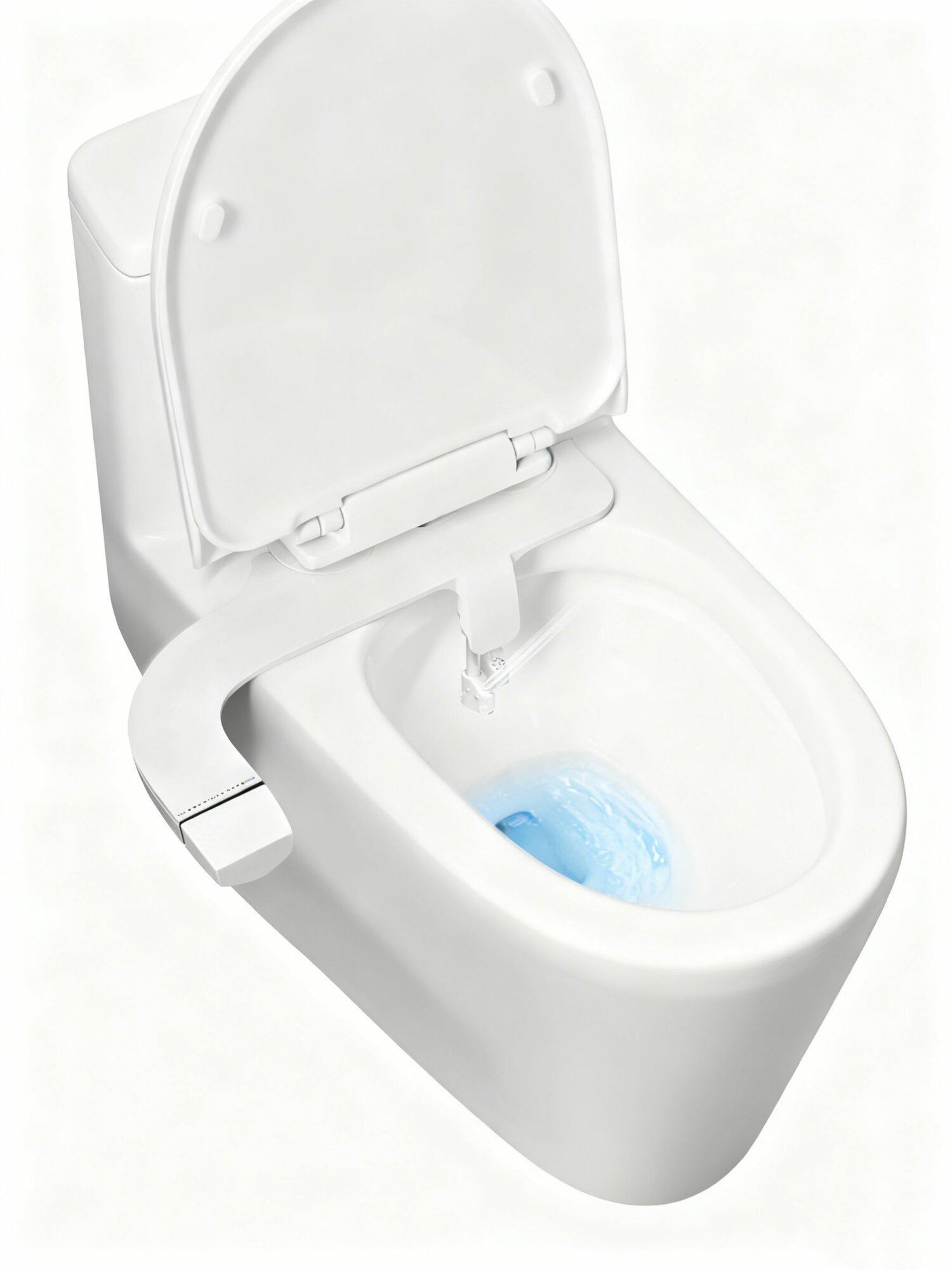 Ультратонкий Биде Для Унитаза: Комплект С Двойными Насадками И Регулировкой Давления Воды