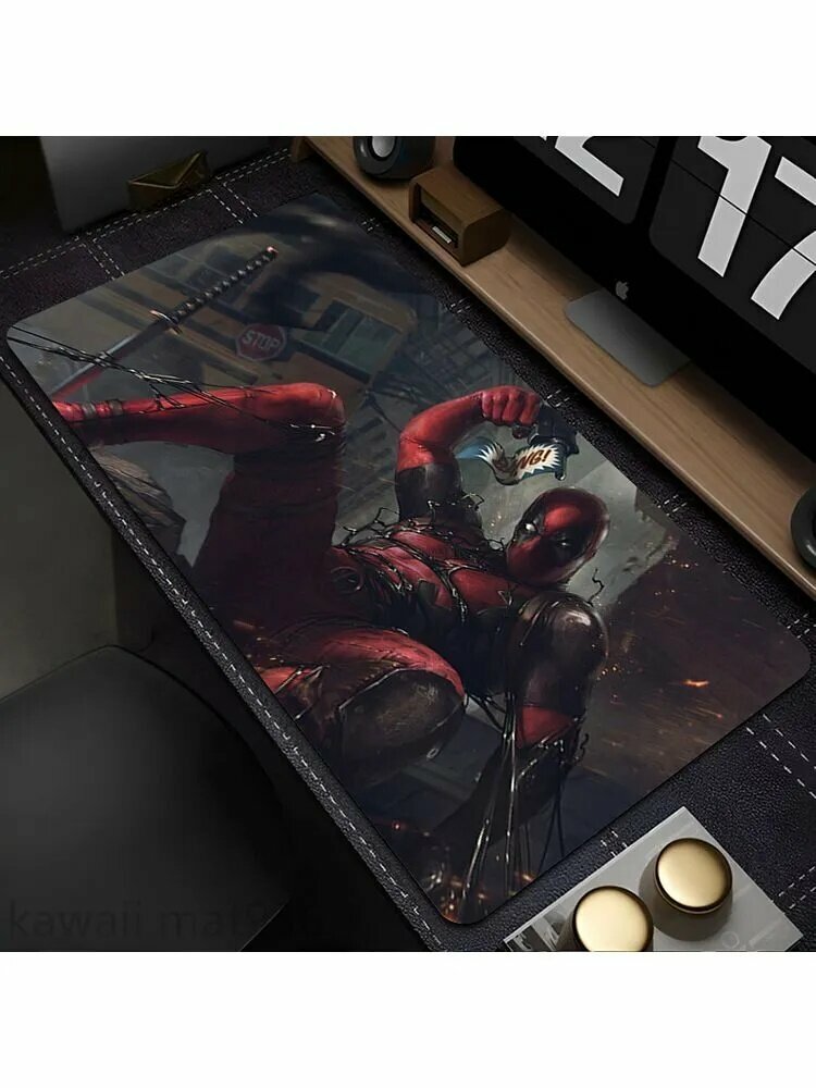 Deadpool Коврик для мыши, XXL, черный матовый, шоколадный