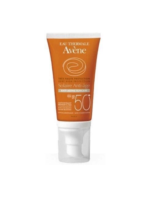 Avene Крем солнцезащитный антивозрастной Anti-Aging Suncare Cream SPF 50+ для сухой, чувст