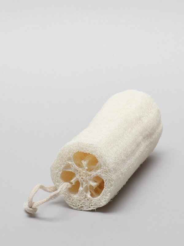 Мочалка из люфы натуральная 20см