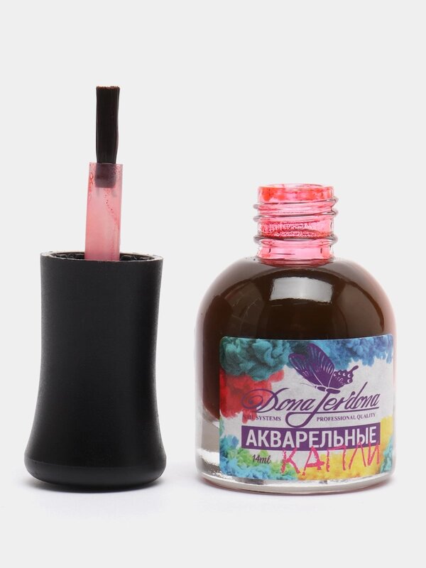 Акварельные капли для дизайна ногтей Dona Jerdona, 14 мл