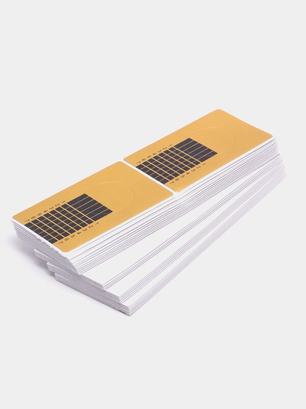 Нижние формы для наращивания ногтей, узкие, 100 штук