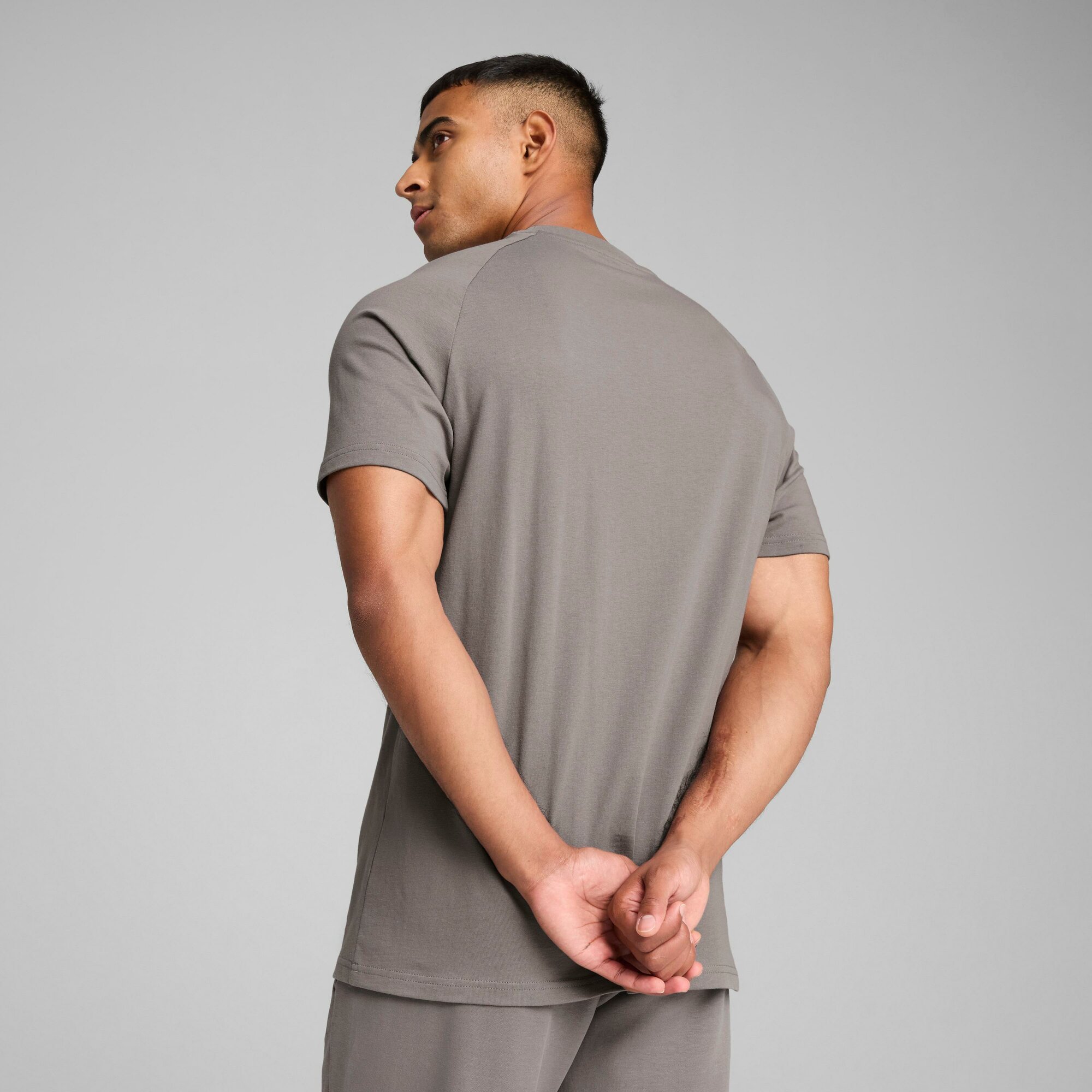 Футболка PUMA PUMATECH Tee, размер S, коричневый — фото 1