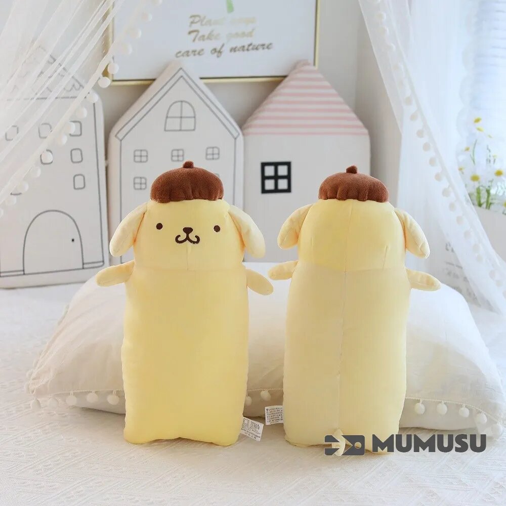 MUMUSU Мягкая игрушка PomPomPurin, 42 см, Вельвет, Желтый