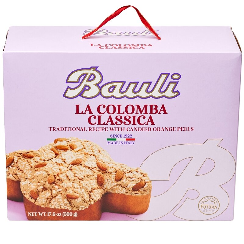Кекс с цукатами и миндалем La Colomba Bauli 500г